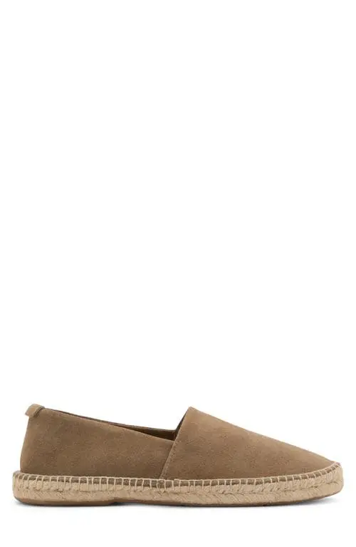 Mango Suede Espadrille - Medium Brown