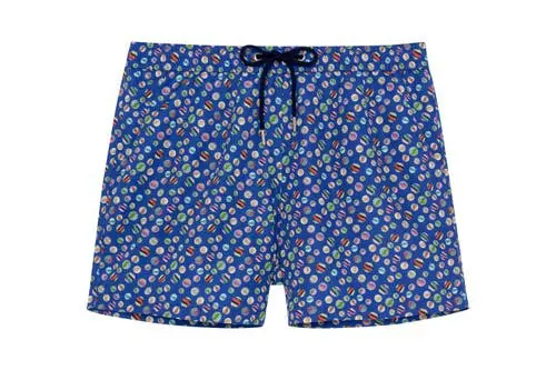 HOM Socoa Beach Boxer - Navy Print