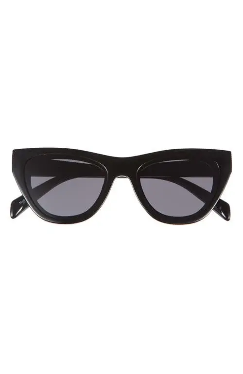 Bp. Flat Front Cat Eye Sunglasses - Black