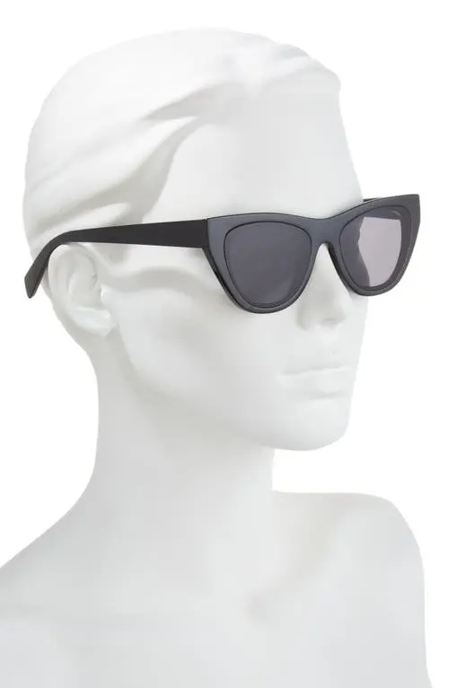 Bp. Flat Front Cat Eye Sunglasses - Black