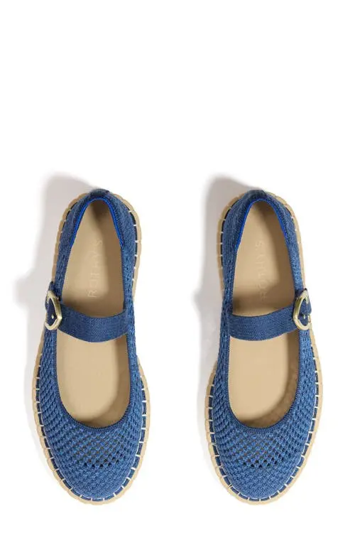 Rothy's Espadrille Mary Jane - Blue Breeze