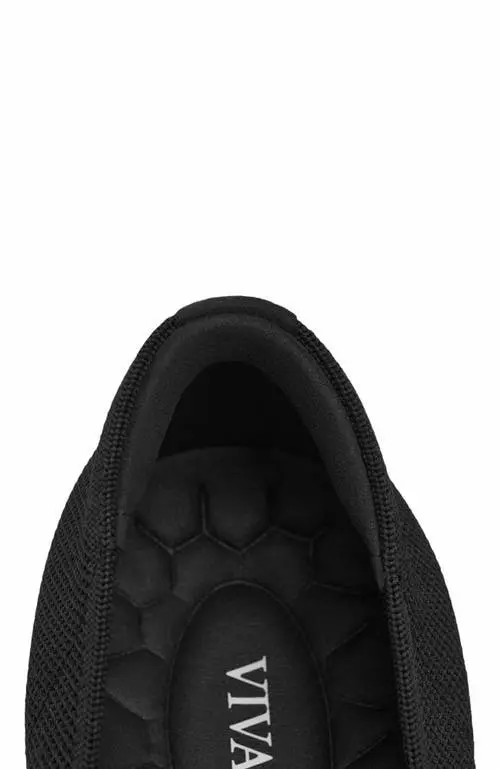 Vivaia Megan Square-toe Chunky Heels - Black