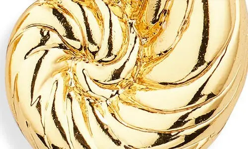 Lele Sadoughi Nautilus Shell Stud Earrings