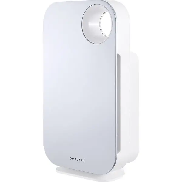 OVAL AIR 3-stage True Hepa Air Purifier - Silver