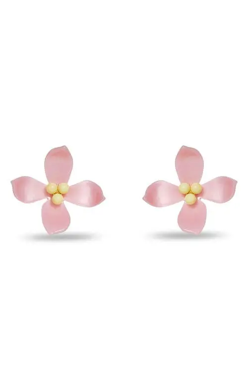 Lele Sadoughi Oleander Drop Earrings - Blush