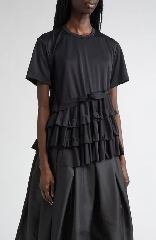 Comme Des Garçons Tiered Ruffle T-shirt
