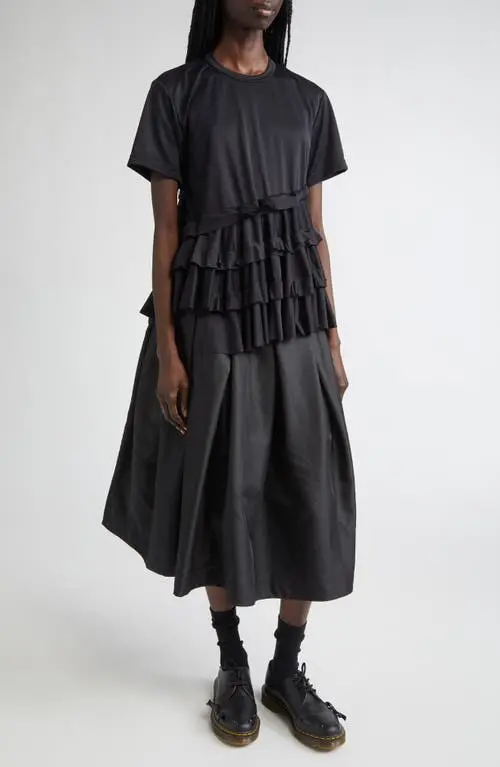 Comme Des Garçons Tiered Ruffle T-shirt