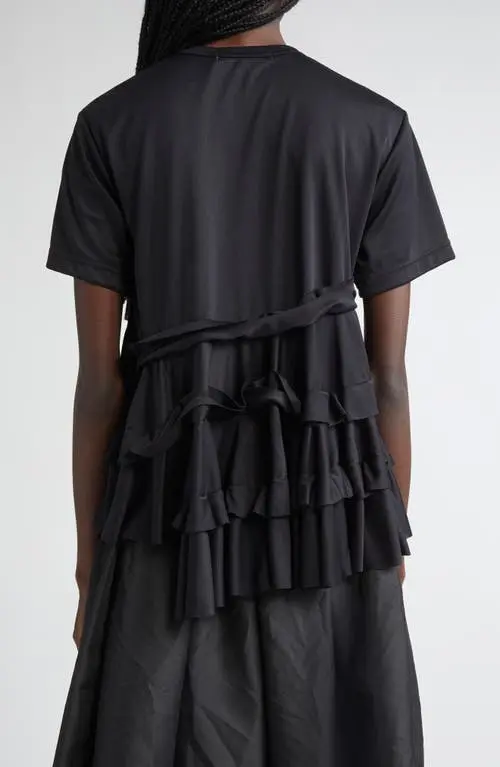 Comme Des Garçons Tiered Ruffle T-shirt