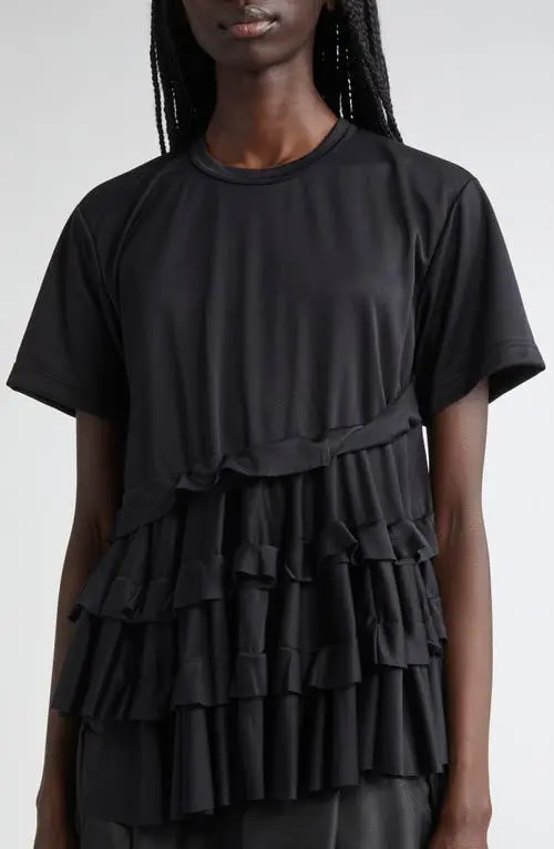 Comme Des Garçons Tiered Ruffle T-shirt