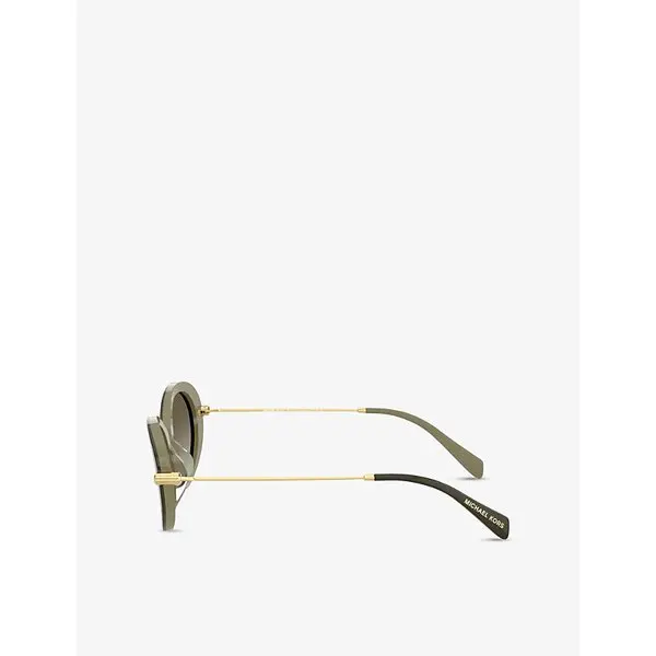 Michael Kors Rockaway Oval Sunglasses - Green
