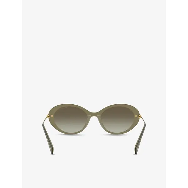 Michael Kors Rockaway Oval Sunglasses - Green