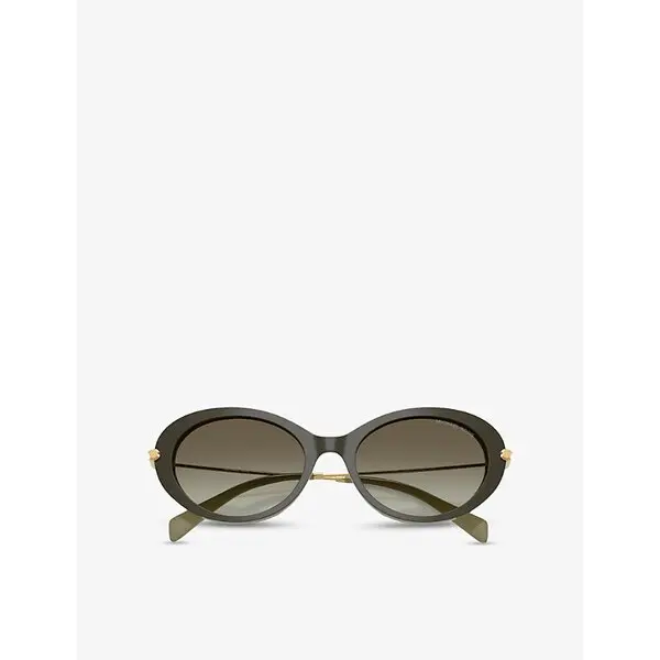 Michael Kors Rockaway Oval Sunglasses - Green