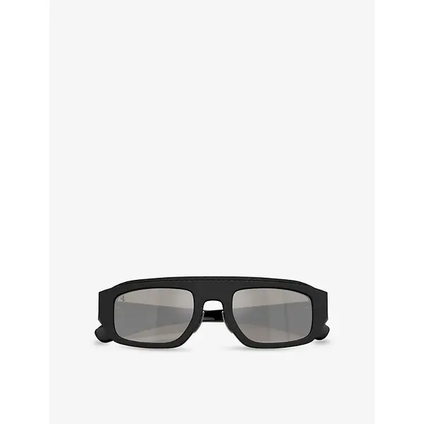 FERRARI Fh2010q Pillow-frame Sunglasses - Black