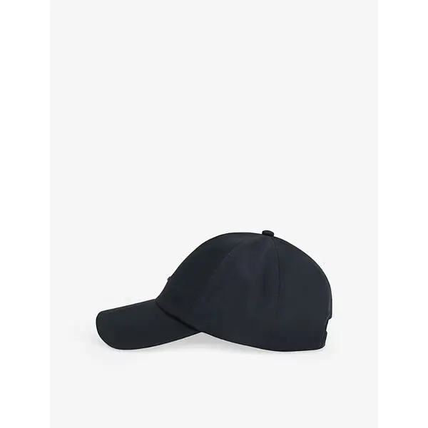 REISS Emery Logo-plaque Woven Baseball Cap - Navy