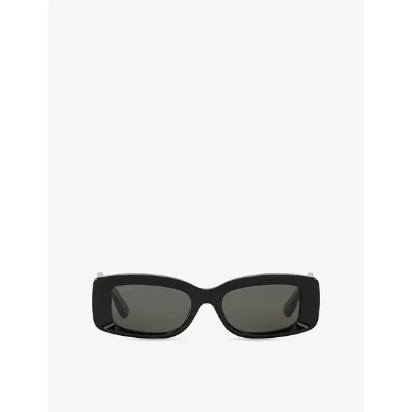 Gucci Gg1528s Square-frame Sunglasses - Black