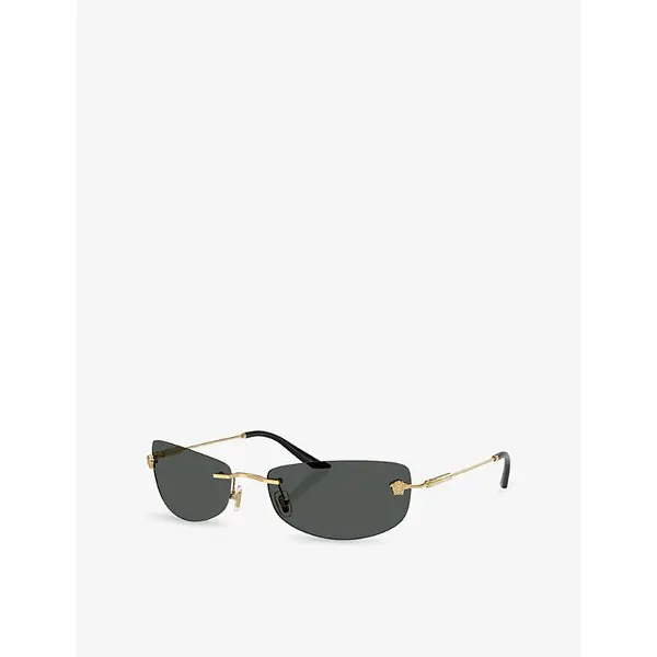 Versace Ve2279 Rectangle-frame Sunglasses