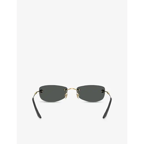 Versace Ve2279 Rectangle-frame Sunglasses