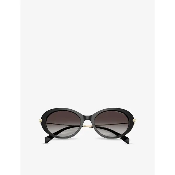 Michael Kors Rockaway Round-frame Sunglasses - Black
