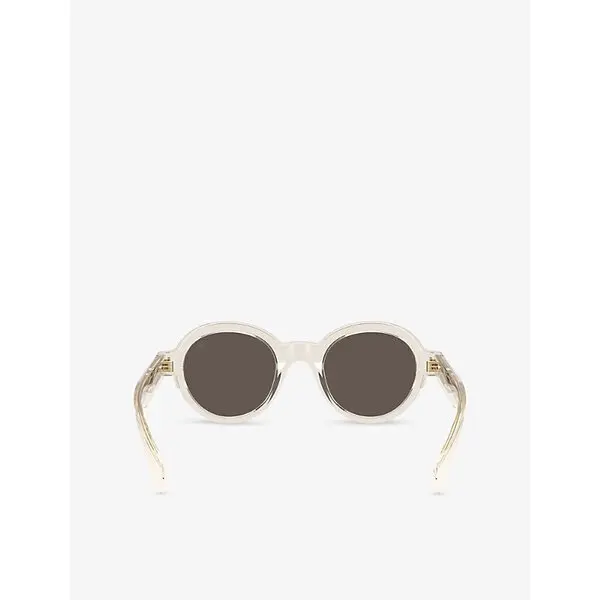Moncler Me6003 Rondosa Round-frame Sunglasses - White