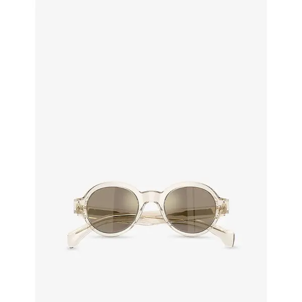 Moncler Me6003 Rondosa Round-frame Sunglasses - White