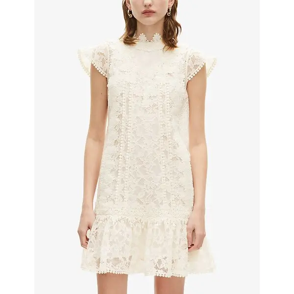 english factory lace trim dress English Factory main image 0