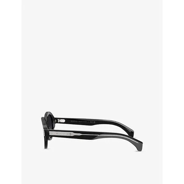 Moncler Rondosa Round-frame Sunglasses - Black