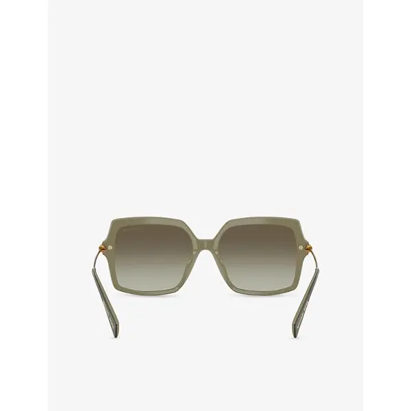 Michael Kors Square-frame Acetate Sunglasses - Green
