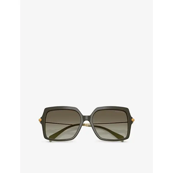 Michael Kors Square-frame Acetate Sunglasses - Green