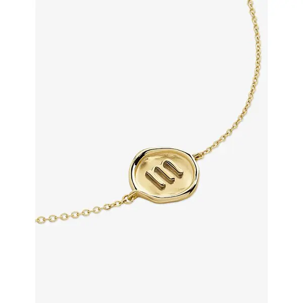 Monica Vinader Initial 'm' Stamp Bracelet