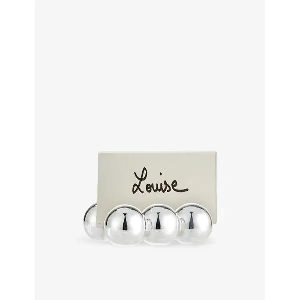 Christofle Nbsp;silver-plated Card Holders Set Of Two