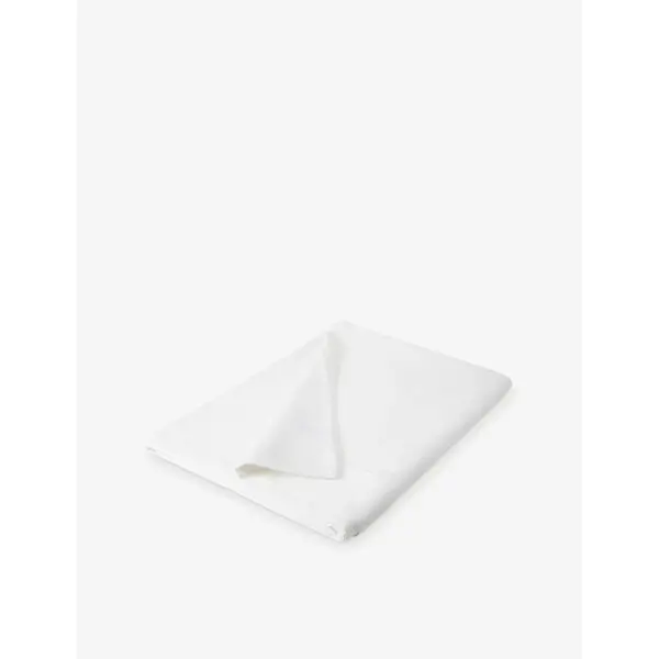 THE WHITE COMPANY Symons Super-king Egyptian-cotton Flat Sheet - White