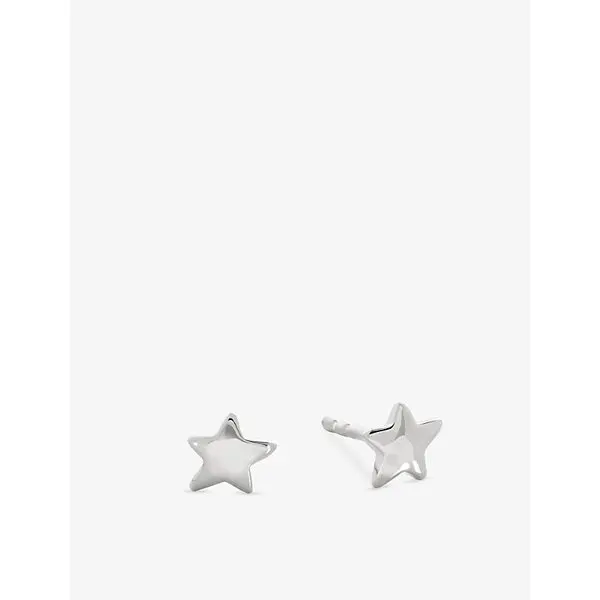 Monica Vinader Star Sterling- Stud Earrings - Silver