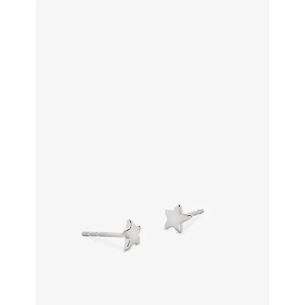 Monica Vinader Star Sterling- Stud Earrings - Silver