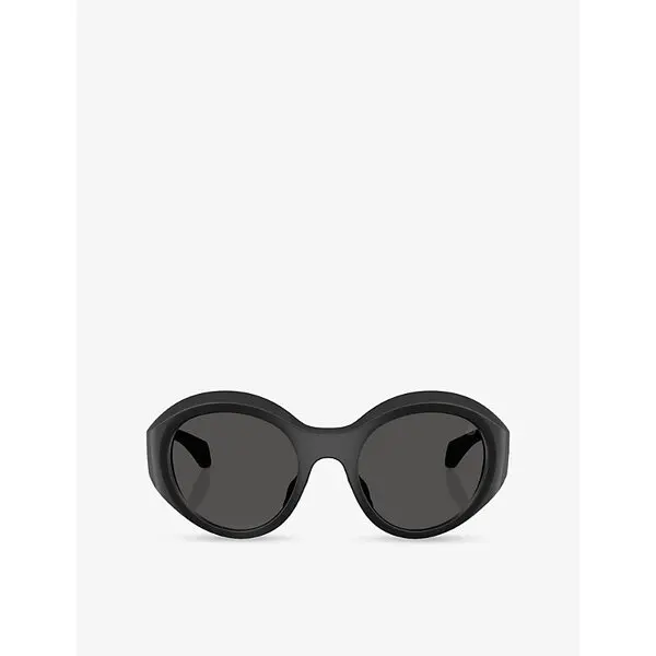 Moncler Me8005 Futuro Round-frame Sunglasses - Black