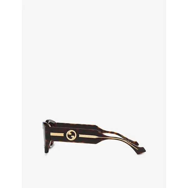 Gucci Gg1553s Cat-eye Sunglasses - Brown