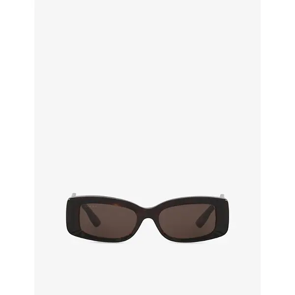 Gucci Gg1528s Square-frame Sunglasses - Brown