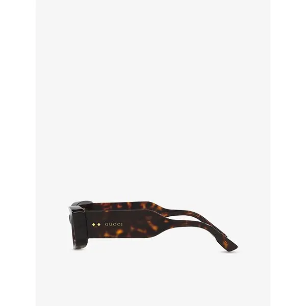 Gucci Gg1528s Square-frame Sunglasses - Brown