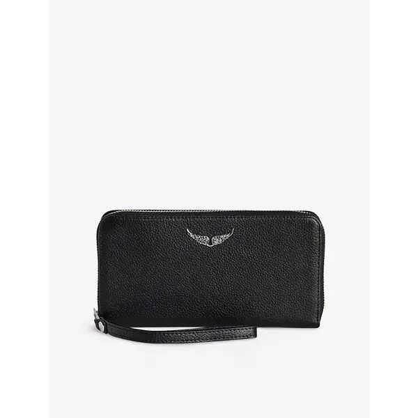 Zadig&Voltaire Compagnon Leather Wallet - Black