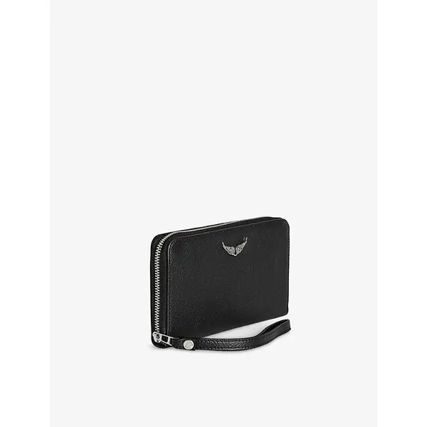 Zadig&Voltaire Compagnon Leather Wallet - Black