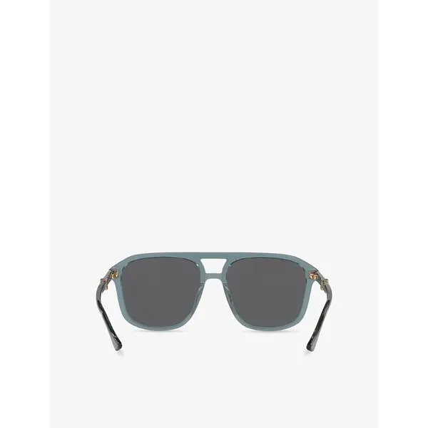 Gucci Gg1494s Square-frame Sunglasses - Green