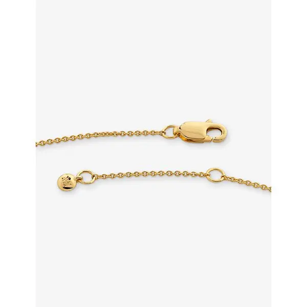 Monica Vinader Initial E Stamp Necklace