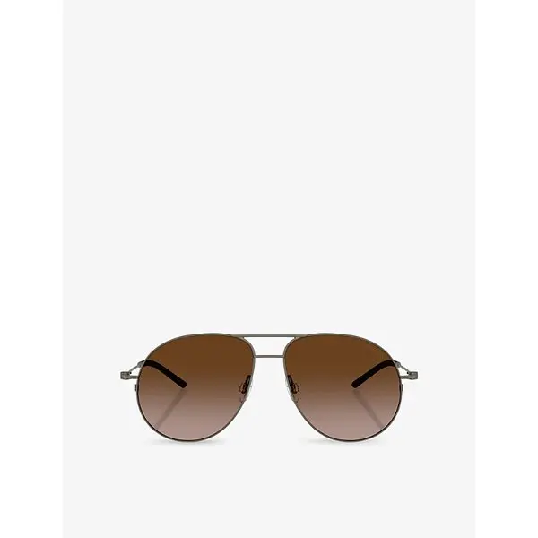 Moncler Flyze Pilot-frame Sunglasses - Grey