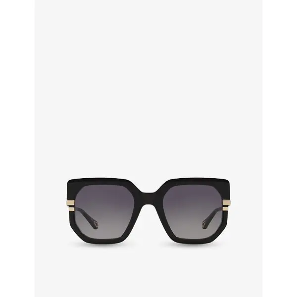 Chloé Ch0240s Square Frame Sunglasses - Black
