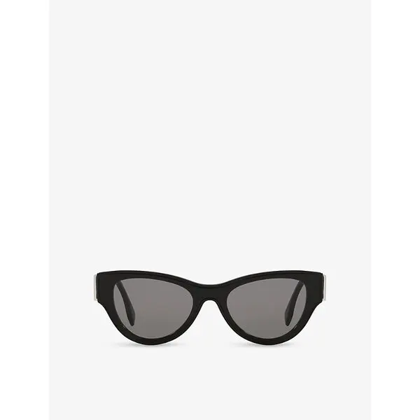 Fendi Fe40135i Acetate Cat-eye Sunglasses - Black