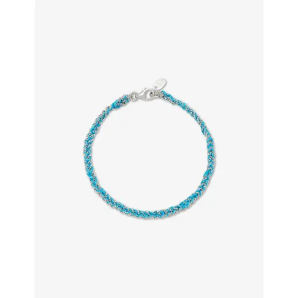 LA MAISON COUTURE Assya Panama Friendship Bracelet - Blue
