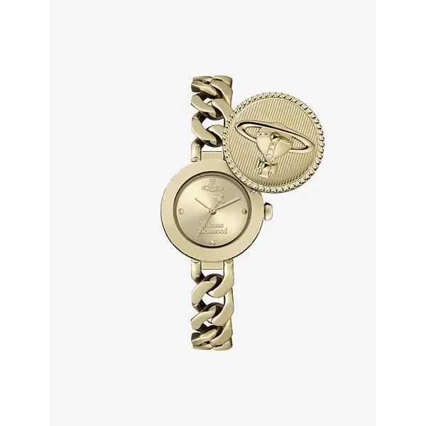 VIVIENNE WESTWOOD Orb Button Stainless-steel Watch - Gold