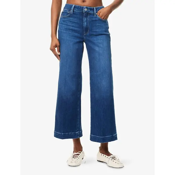 Paige Anessa Wide-leg Denim Jeans - Kindred