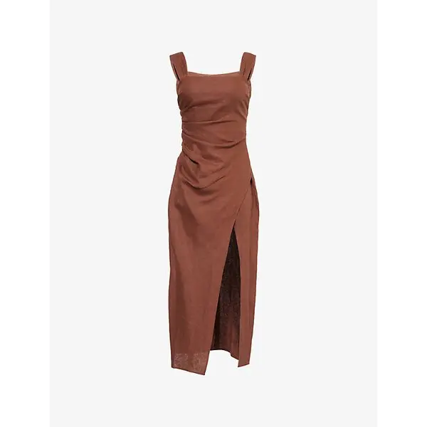 Clement Ruched Maxi Dress