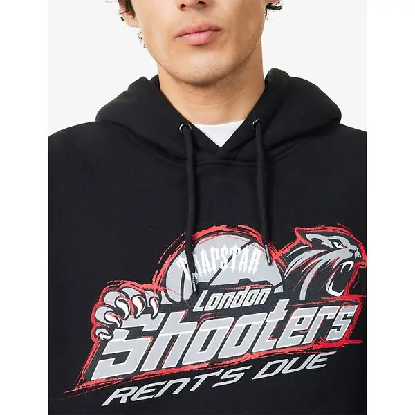 Trapstar X Nemzzz Shooters Cotton-Jersey Hoody In Black - 50% Off
