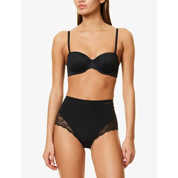Calvin Klein Balconette Underwire Stretch-woven Bra